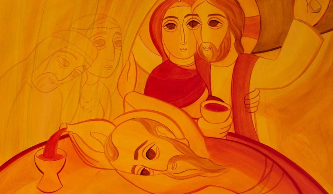 La imagen símbolo del evento creada por el Padre Rupnik | DIOCESI DI ROMA